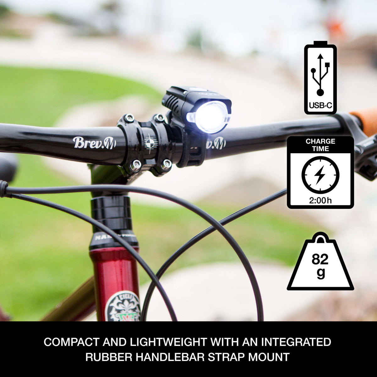 Swift™ 700 Front Bike Light – Compact, USB-C Rechargeable, 700 Lumens ...