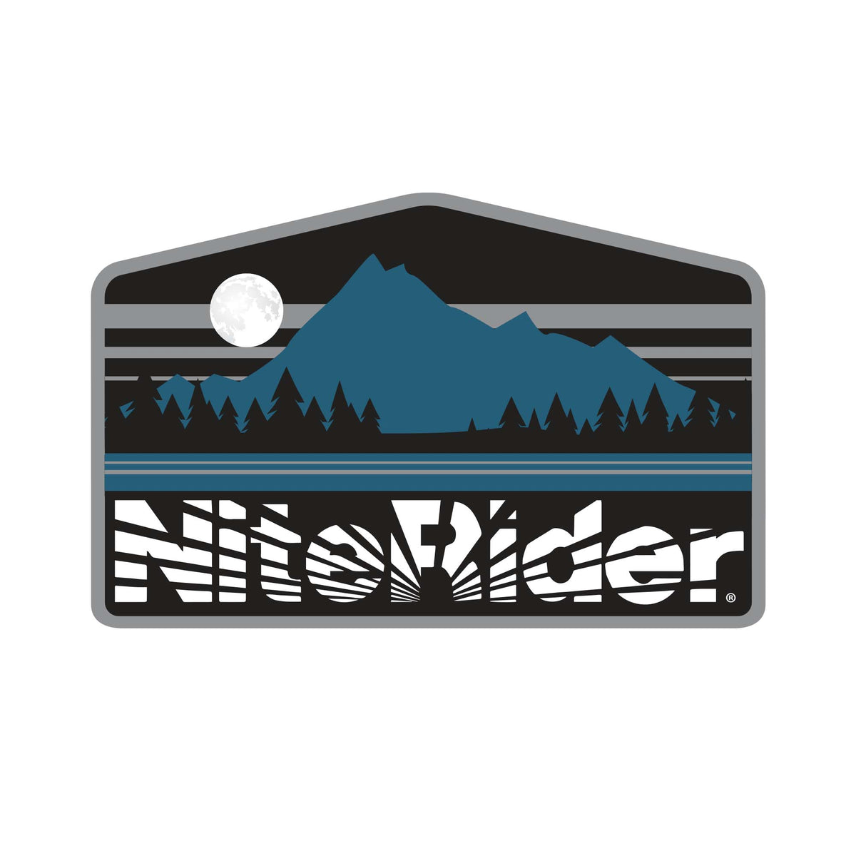 NiteRider® 4" Mountain Logo Sticker – NiteRider Technical Lighting